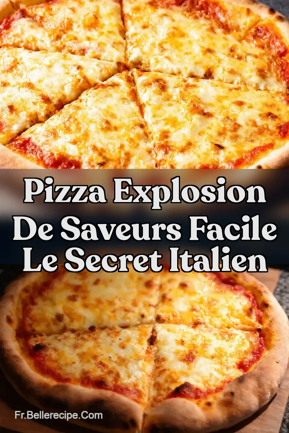Explosion de Saveurs Pizza aux Trois Fromages un Délice